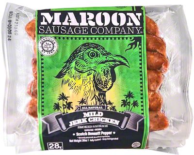 Maroon Sausage Company Mild Jerk Chicken Sausage, 12 oz | Central ...