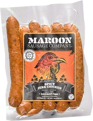 Maroon Sausage Company Spicy Jerk Chicken Sausage, 12 oz | Central ...