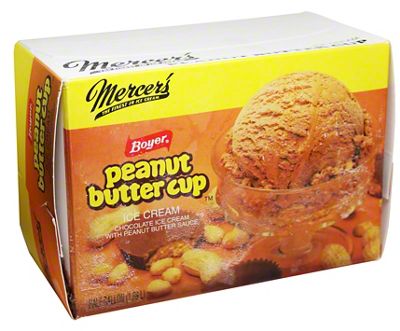 Mercer's Dairy Peanut Butter Cup Ice Cream, 64 oz | Central Market ...