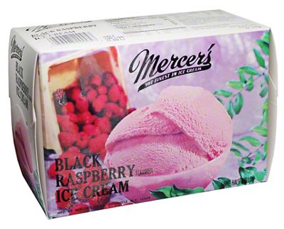 Mercer's Dairy Black Raspberry Ice Cream, 64 oz | Central Market ...