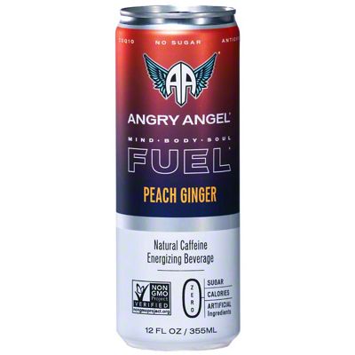 Angry Angel Fuel Energy Drink - Peach Ginger, 12 oz | Central Market ...