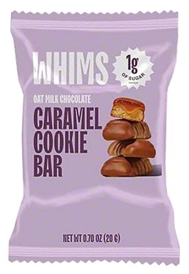 Whims Oat Milk Chocolate Caramel Cookie Bar, 0.7 oz | Central Market ...