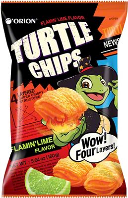 Orion Flamin' Lime Flavored Turtle Chips, 5.64 oz | Central Market ...