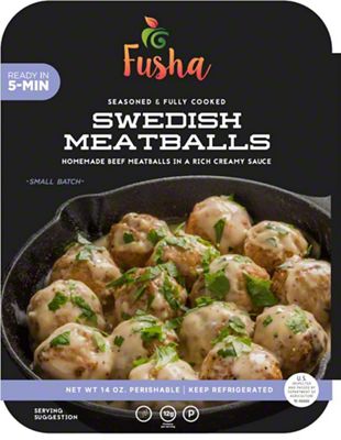 Fusha Swedish Style Meatballs, 14 oz | Central Market - Really Into Food