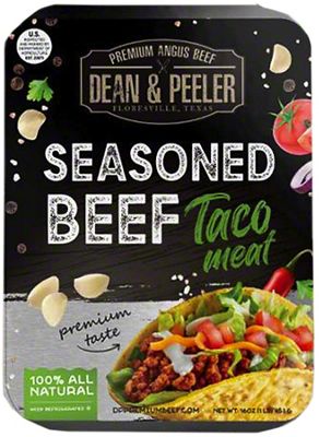 Dean & Peeler Fully Cooked Seasoned Taco Meat, 16 oz | Central Market ...
