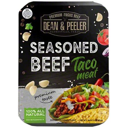 Dean & Peeler Fully Cooked Seasoned Taco Meat, 16 oz | Central Market ...