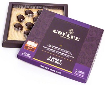 La Goulue Sweet Malbec Wine Filled Dark Chocolate Bonbons, 12 ct ...