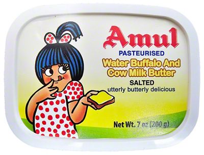 Amul Water Buffalo & Cow Milk Salted Butter, 7 oz | Central Market ...