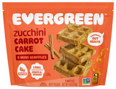 Evergreen Zucchini Carrot Cake Mini Waffles, 9 ct | Central Market ...