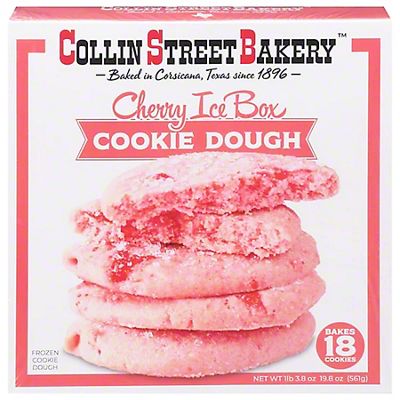 Collin Street Bakery Cherry Ice Box Cookie Dough, 19.8 oz | Central ...