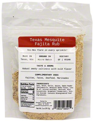 Southern Style Spices Texas Mesquite Fajita Rub, 2 oz | Central Market ...