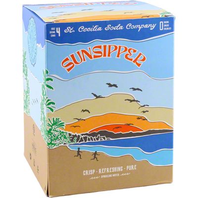 St. Cecilia Soda Company Sunsipper Soda 12 oz Cans, 4 pk | Central ...