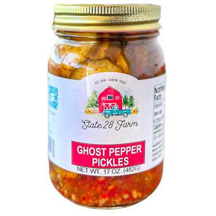 State 28 Farm Ghost Pepper Pickles, 17 oz | Central Market - Really ...