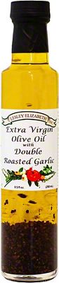 Lesley Elizabeth Extra Virgin Olive Oil with Double Roasted Garlic, 8.5 ...