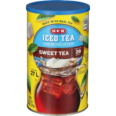 H-E-B Sugar-Sweetened Ice Tea Mix - Sweet Tea, 66.1 oz | Joe V's Smart ...