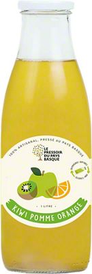 Le Pressoir Du Pays Basque Kiwi Apple Orange Juice, 33.8 oz | Central ...