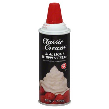 Classic Cream Original Gold Real Whipped Cream, 7 oz | Central Market ...