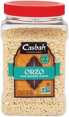 Casbah Orzo Rice-Shaped Pasta, 24.5 oz | Central Market - Really Into Food