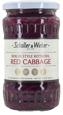 Schaller & Weber Red Cabbage Sauerkraut, 12.3 oz | Central Market ...