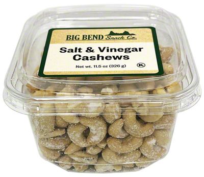 Woodstock Farms Big Bend Snack Co. Salt & Vinegar Cashews, 11.5 oz ...