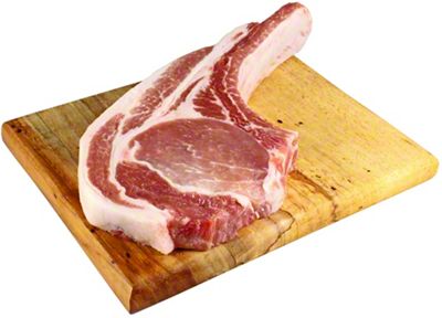 Natural Pork Tomahawk Rib Chop | Central Market - Really Into Food