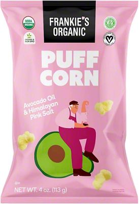 Frankie's Organic Avocado Oil & Himalayan Pink Salt Puffcorn, 4 oz ...