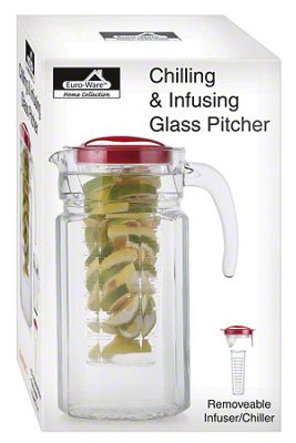 Euro Ware Chilling & Infusing Glass Pitcher, 64 oz | Joe V's Smart Shop ...