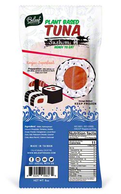 Beleaf Plant-Based Tuna Sashimi, 8 oz | Central Market - Really Into Food