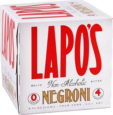 Lapo's Non-Alcoholic Negroni 4 pk Cans, 8 oz | Central Market - Really ...