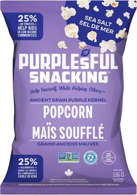 Purplesful Snacking Sea Salt Purple Kernel Popcorn, 4.79 oz | Central ...