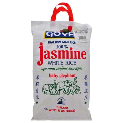 Goya Jasmine White Rice, 20 lb | Joe V's Smart Shop | Low Prices ...