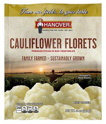 Hanover Steam-In-Bag Cauliflower Florets, 12 oz | Central Market ...