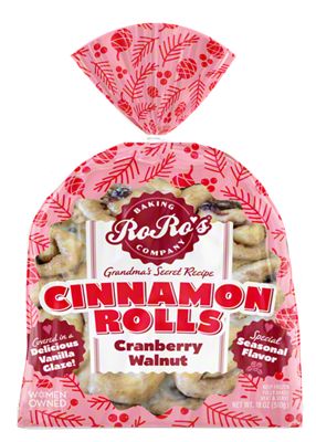 RoRo's Cranberry Walnut Cinnamon Rolls, 18 oz | Central Market - Really ...