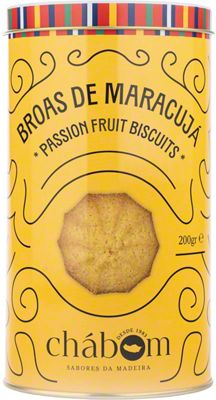 Chábom Passion Fruit Cookies in Tin, 7.05 oz | Central Market - Really ...