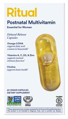 Ritual Postnatal Multivitamin, 60 ct | Central Market - Really Into Food