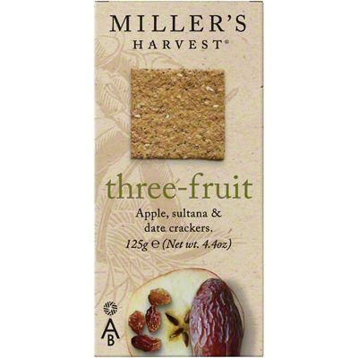 Miller's Harvest Three Fruit Crackers, 4.4 oz | Central Market - Really ...