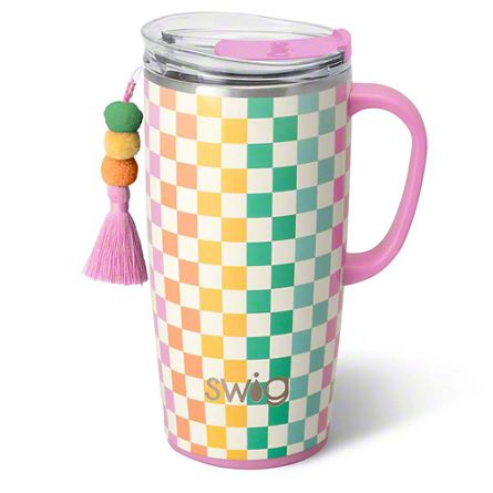Swig Check Mate Travel Mug, 22 oz | Central Market - Really Into Food