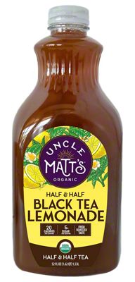 Uncle Matt's Organic Half & Half Black Tea Lemonade, 52 oz | Central ...