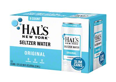 Hal's New York Original Seltzer Water, 12 oz Cans, 8 pk | Central ...