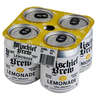 Mischief Brew Lemonade 8.5 oz Cans, 4 pk | Central Market - Really Into Food
