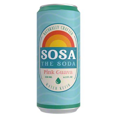 Sosa The Soda Pink Guava Water Kefir, 11.2 oz | Central Market - Really ...