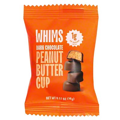 Whims Dark Chocolate Peanut Butter Cup, 0.57 oz | Central Market ...