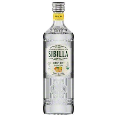 Sibilla Organic Italian Sparkling Water - Citrus Mix, 25.4 oz | Central ...