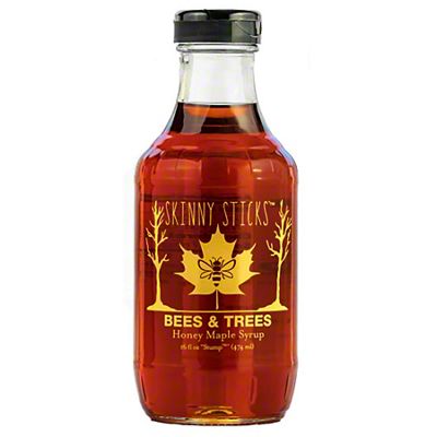 Skinny Sticks' Bees & Trees Honey Maple Syrup, 16 oz | Central Market ...
