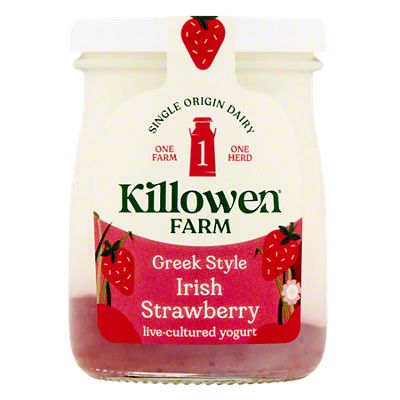 Killowen Farm Irish Strawberry Greek-Style Yogurt, 4.94 oz | Central ...