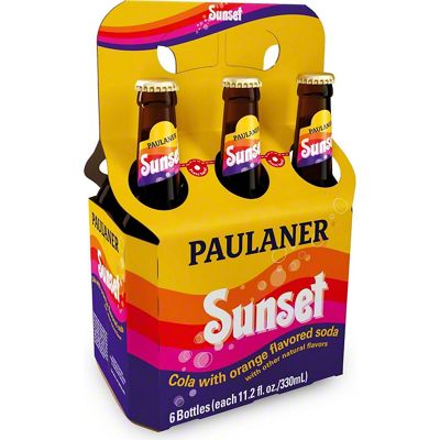 Paulaner Sunset Cola with Orange Flavored Soda 6 pk Bottles, 11.2 oz ...