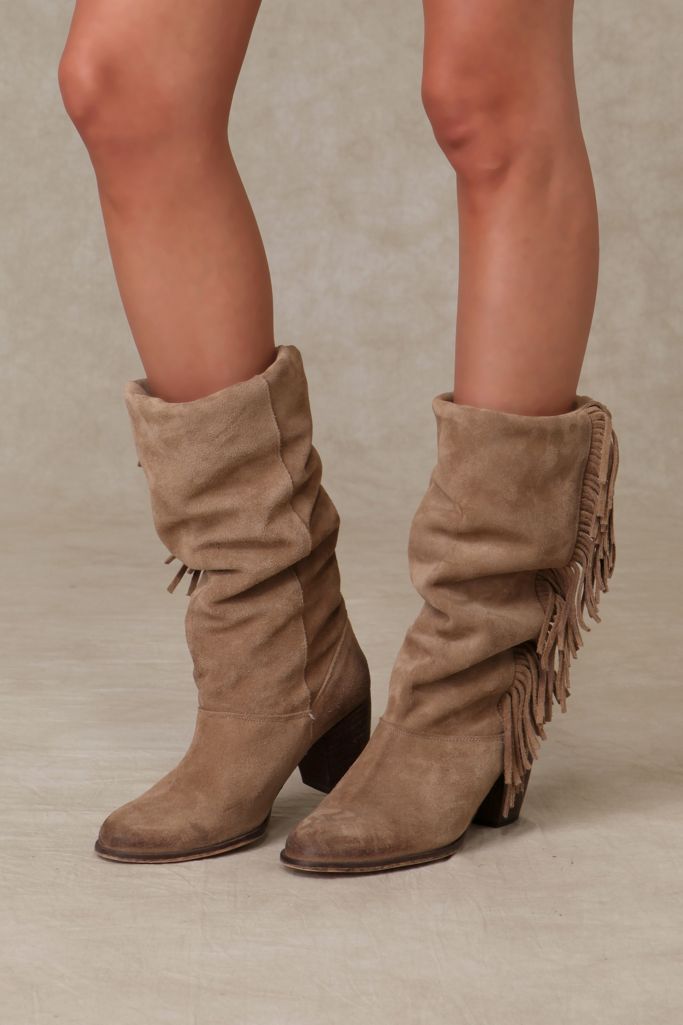 Slouch Fringe Boot | Free People