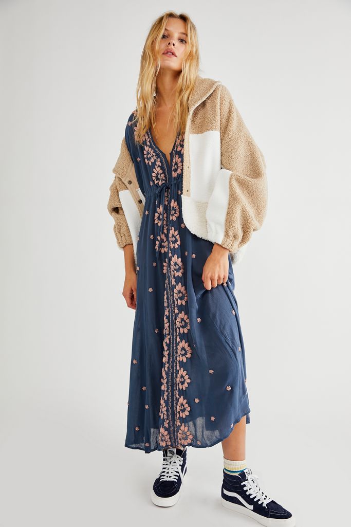 Embroidered Fable Midi Dress | Free People