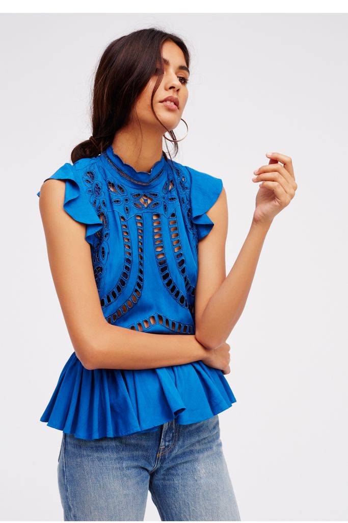 In My Dreams Cutwork Top | Free People