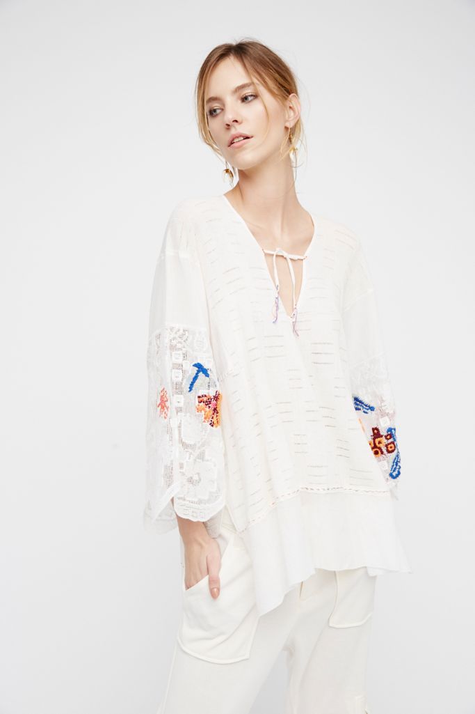 Embroidered Flower Tunic | Free People